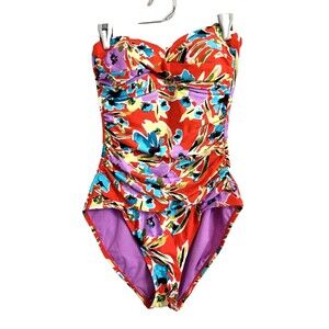 Anne Cole | Swim | Anne Cole Colorful Twist Front One Piece Swimsuit ...